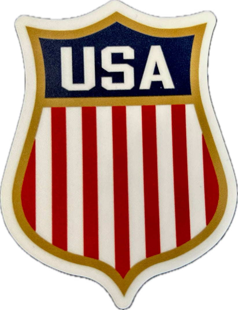 USA Hockey Shield Logo Sticker 2inchX3inch – Lowsportgear.com